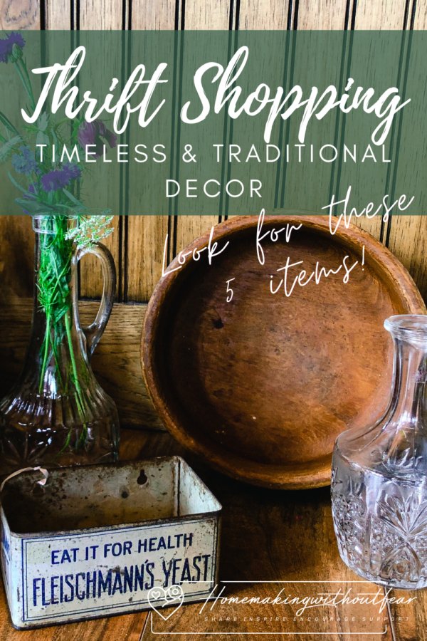 Thrift Shop Timeless Home Decor - Homemaking Without Fear