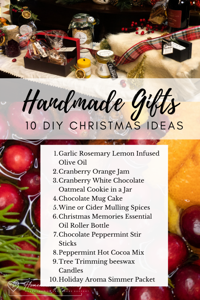10 DIY Christmas Gifts - Homemaking Without Fear