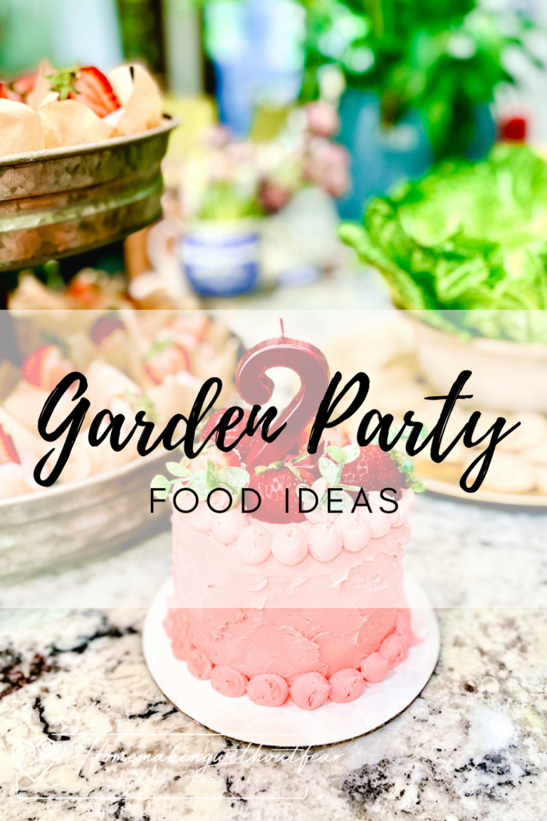 Garden Theme Birthday Party - Homemaking Without Fear
