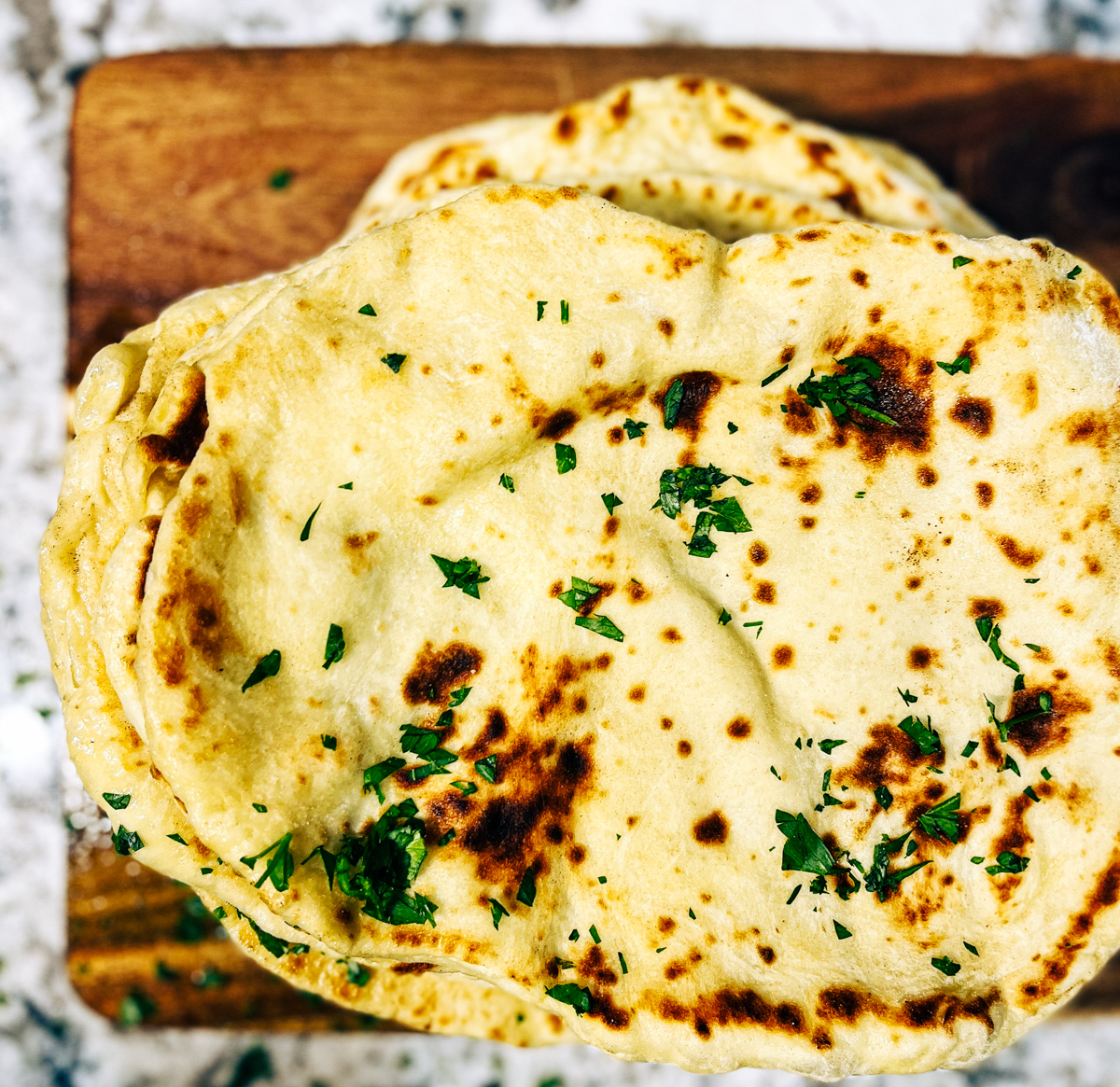 Easy Cast Iron Skillet Yeast Flatbread - Homemaking Without Fear