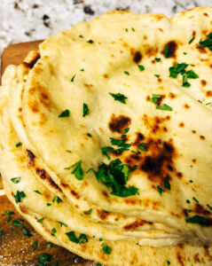 Easy Cast Iron Skillet Yeast Flatbread - Homemaking Without Fear