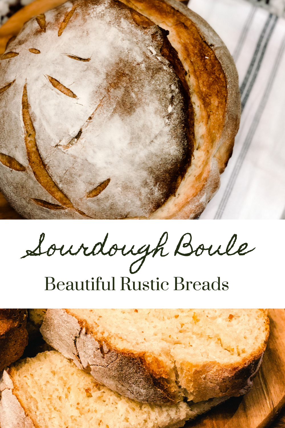 Simple, Rustic Sourdough Boule | No-Knead Recipe - Homemaking Without Fear