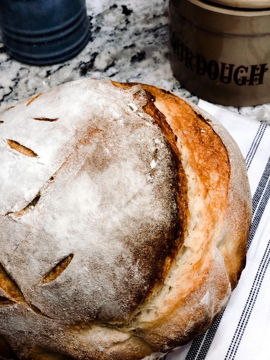Simple, Rustic Sourdough Boule | No-Knead Recipe - Homemaking Without Fear